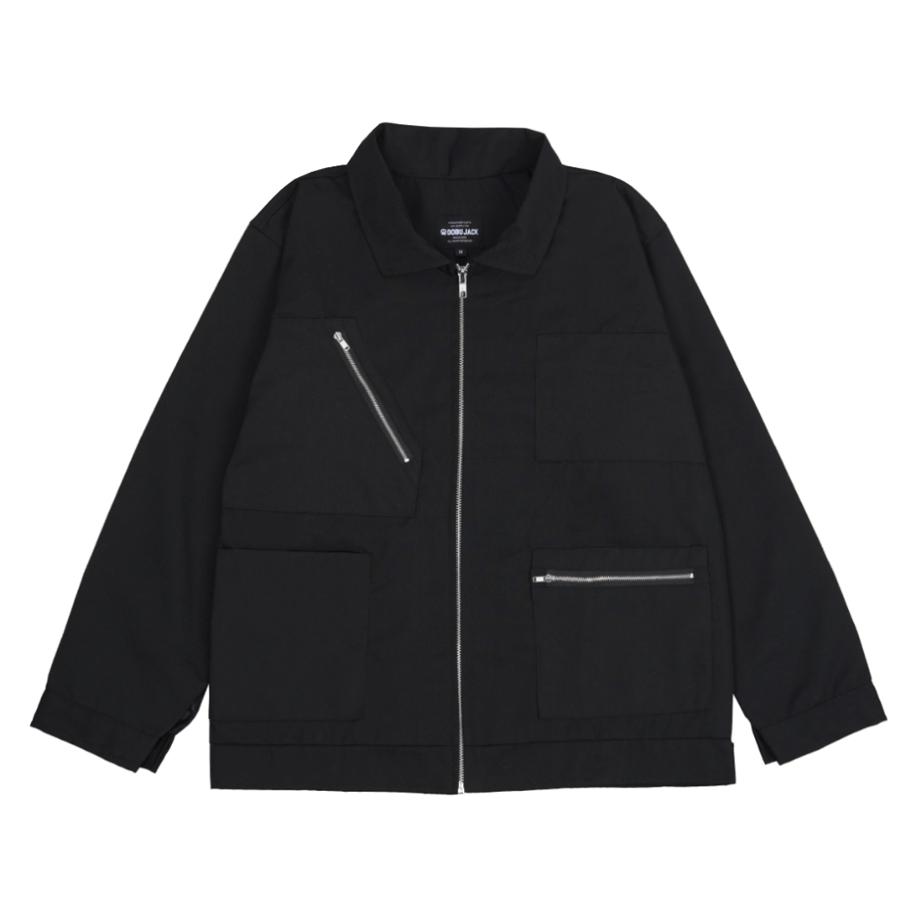 Dobujack Work Jacket Hexia Black | Shopee Singapore