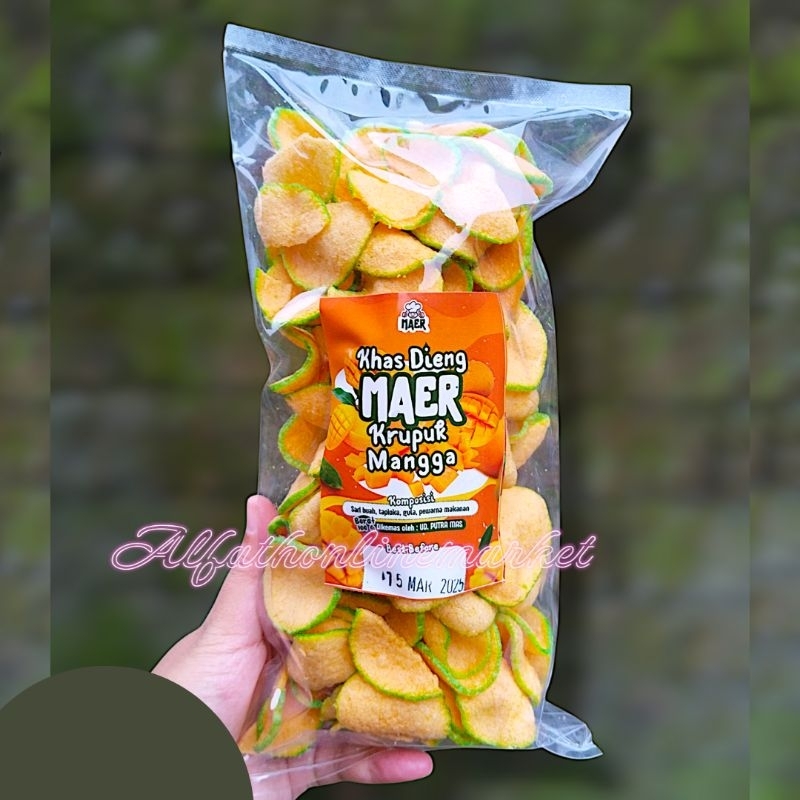 Maer Mango Fruit Crackers 100 grams - Typical Dieng Souvenirs Fruit and ...