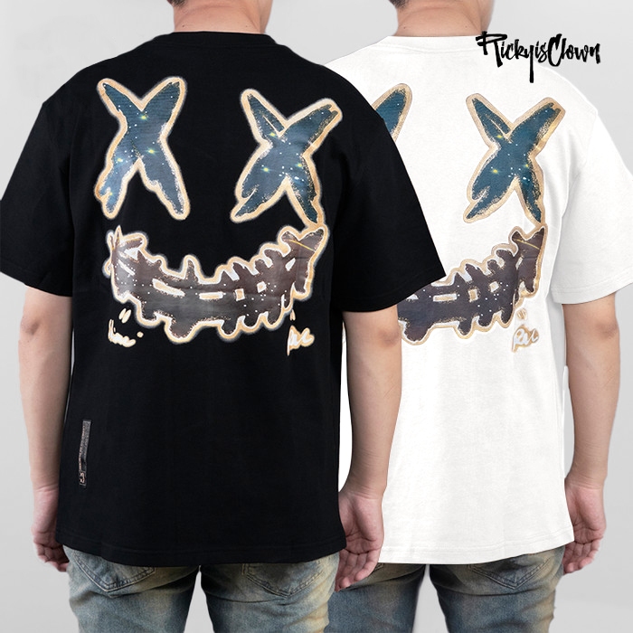 Hypestore Men's T-shirt Ricky Is Clown Oversize T-shirt Galaxy ...