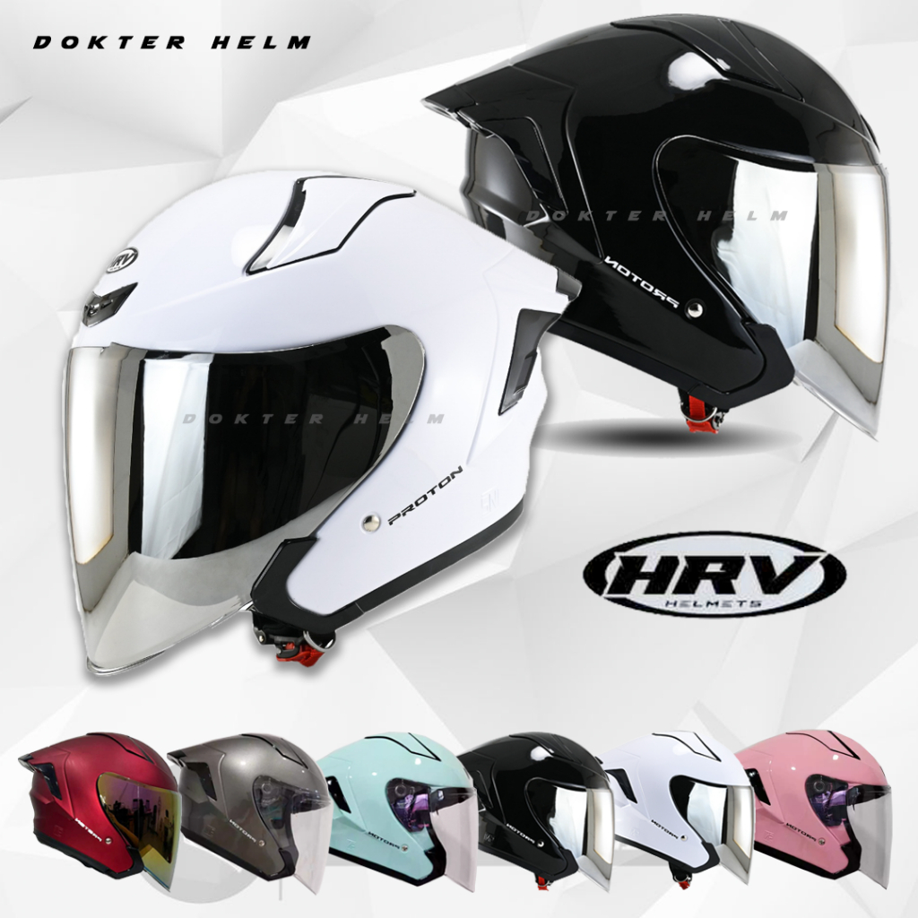 Hrv Proton Solid SNI Spoiler Helmet | Shopee Singapore