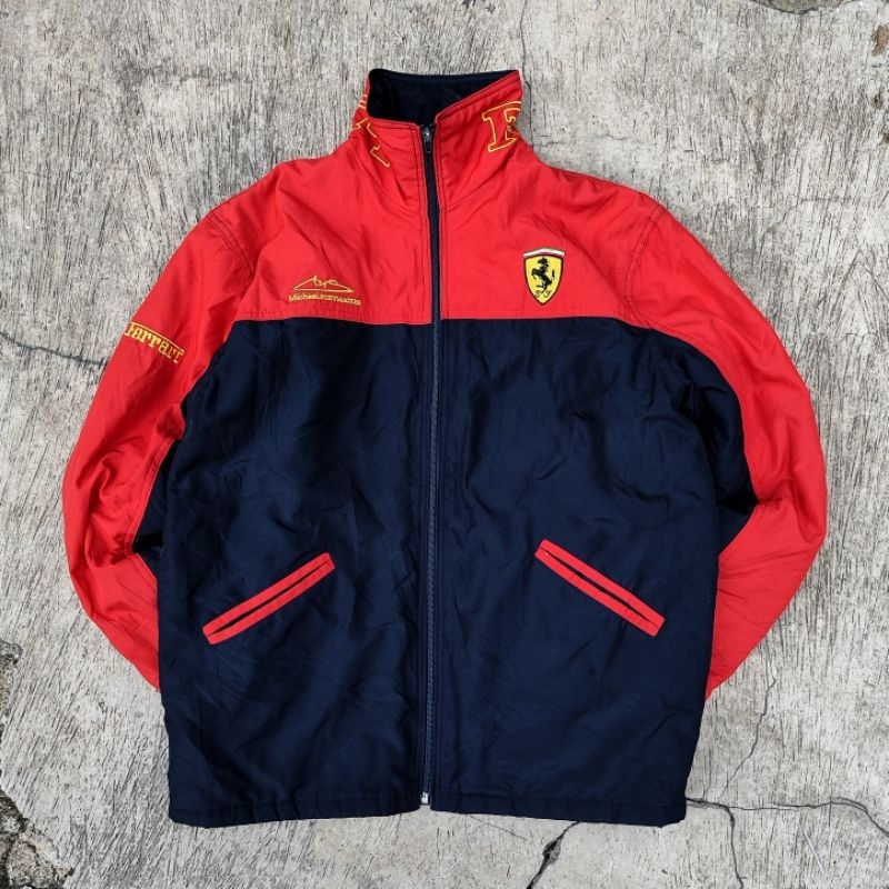 Very RARE Vtg 90s Ferrari F1 Michael Schumacher Racing Jacket ...