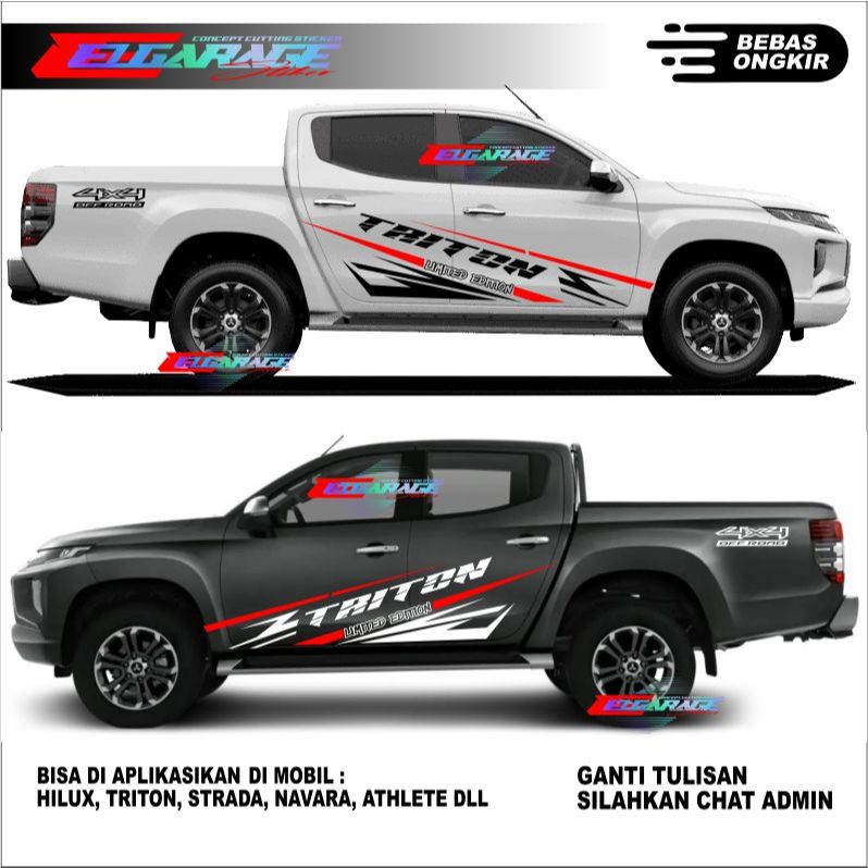 Triton car sticker, triton universal car sticker, limited edition ...