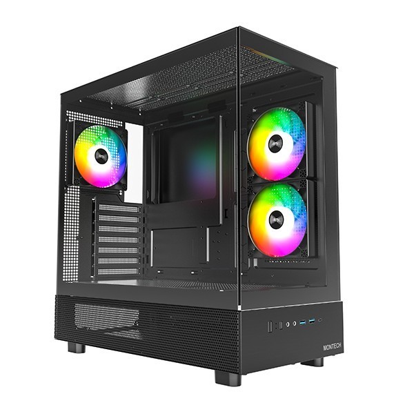 Montech PC CASING XR WITH 3 ARGB FAN - PC CASE ATX, MICRO-ATX | Shopee ...