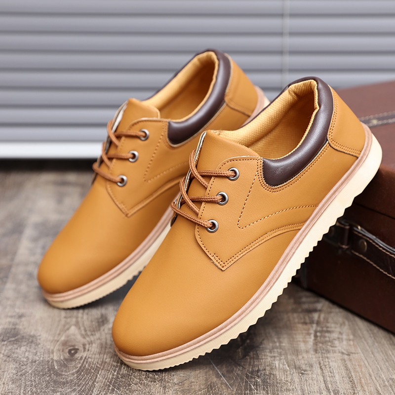 Cool Original Leather Men's Shoes Casual Leather Work Office Casual ...
