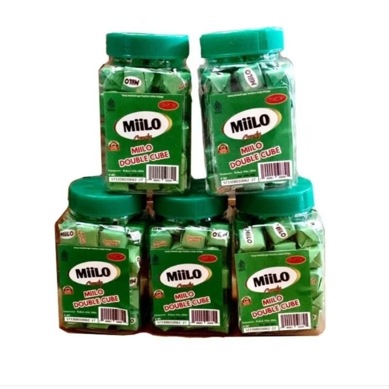 Miilo Candy Double Cube Chocolate Milo Candy Jar Contains 50 Pcs ...