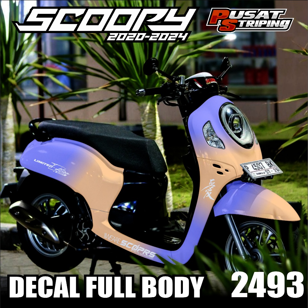 Honda Scoopy Decal 2021 2022 2023 2024 full body custom sticker print ...