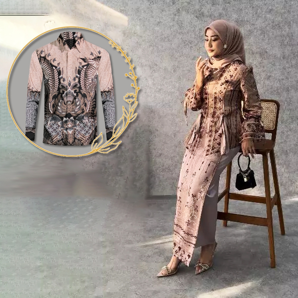 Batik couple - couple Kebaya Top Yura Oneset Wrapped Skirt Suit for ...