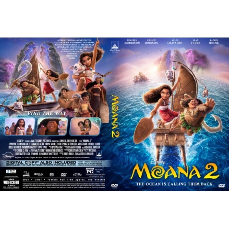 DISNEY Complete FULL SEALED BOX-LATEST MOANA 2 DVD CASSETTE 2024-MOANA2 ...