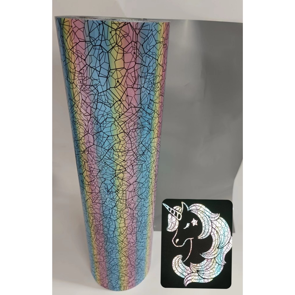 Polyflex REFLECTIVE RAINBOW Width 50 cm - POLYFLEX RAINBOW METERAN ...