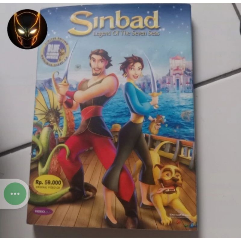 VCD Original Sinbad - Legend Of The Seven Seas Feat Bradd Pitt Text ...