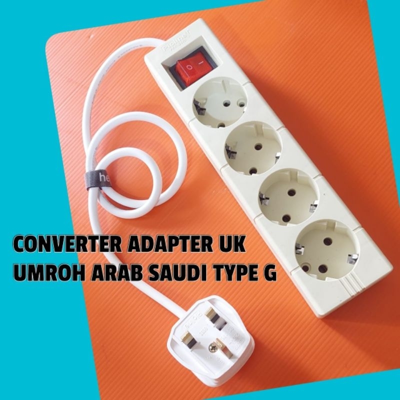 AEBRAND 3-Prong Electrical PLUG Socket for Hajj, Umrah, SAUDI Arabia ...