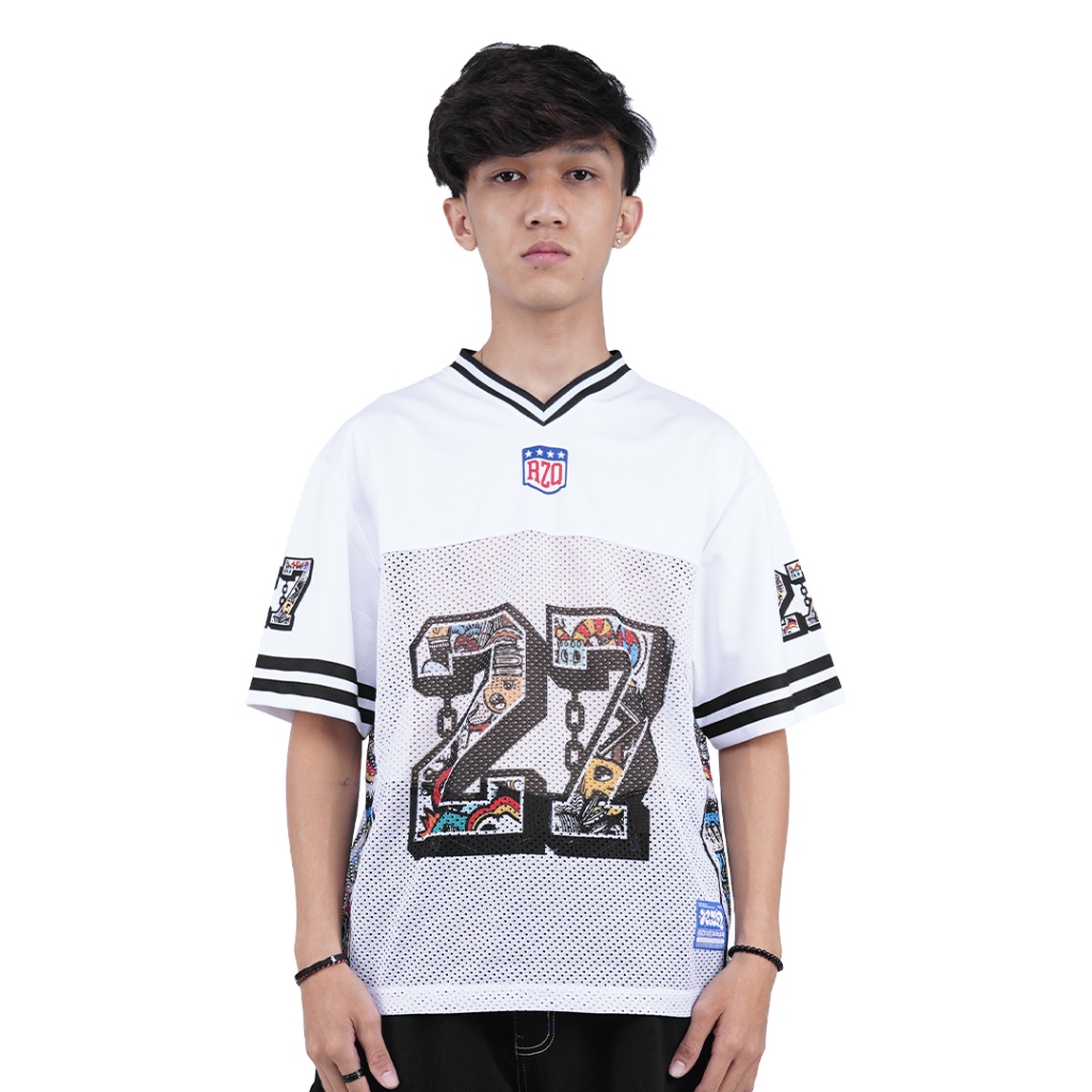 RZQ / 27 / OVERSIZE MIX SERIES / Jersey / Mesh / Oversize / Streetwear ...