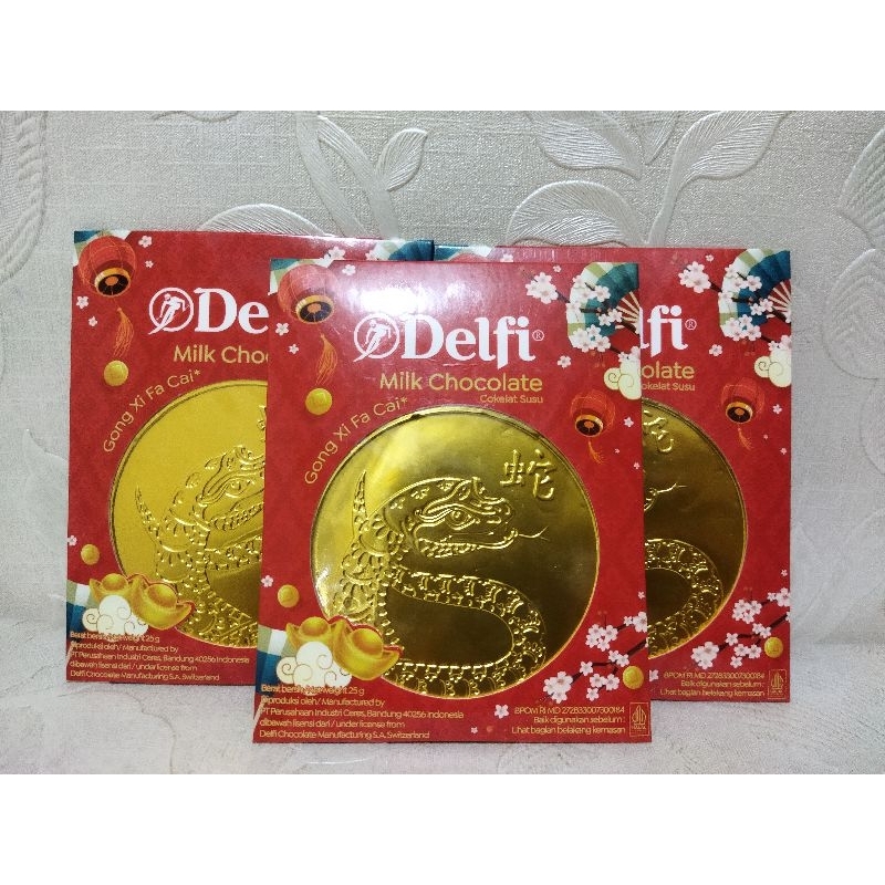 DELFI GOLD COIN CHOCOLATE 25 GRAM DELFI CHOCOLATE COIN CHINESE NEW YEAR ...