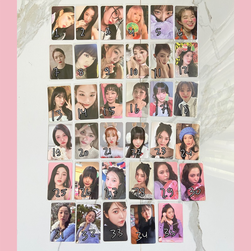 Official photocard red velvet : cosmic ice cream cake sg24 trading card ...