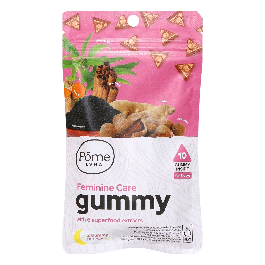 Pome LVNA FEMININE CARE GUMMY - 10 GUMMY | Feminine Care Gummy with 6 ...
