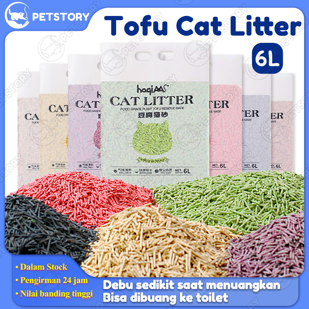 Master Tofu Cat Litter Fragrant Cat Litter 6L Tofu Lumpy Sand Gumpa ...