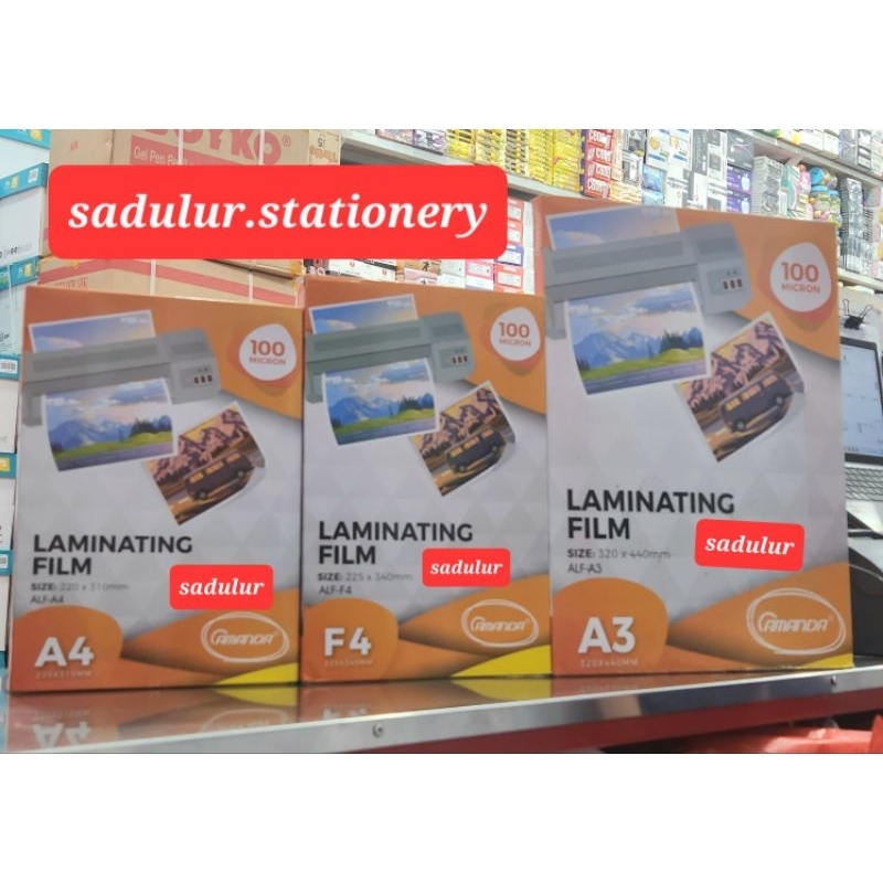 Amanda A4 Laminating / Amanda F4 Laminating // A4 Laminating / F4 Laminating (1 pack contains ...