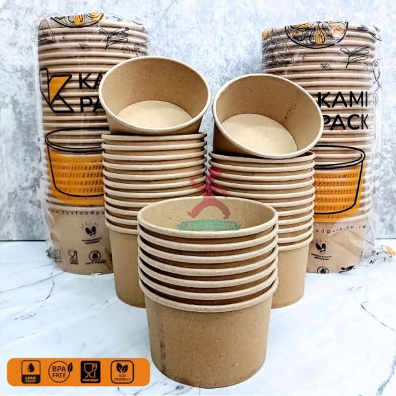 Our Paper Bowl Pack All Variants 360ml, 500ml, 650ml, 800ml Per Carton ...