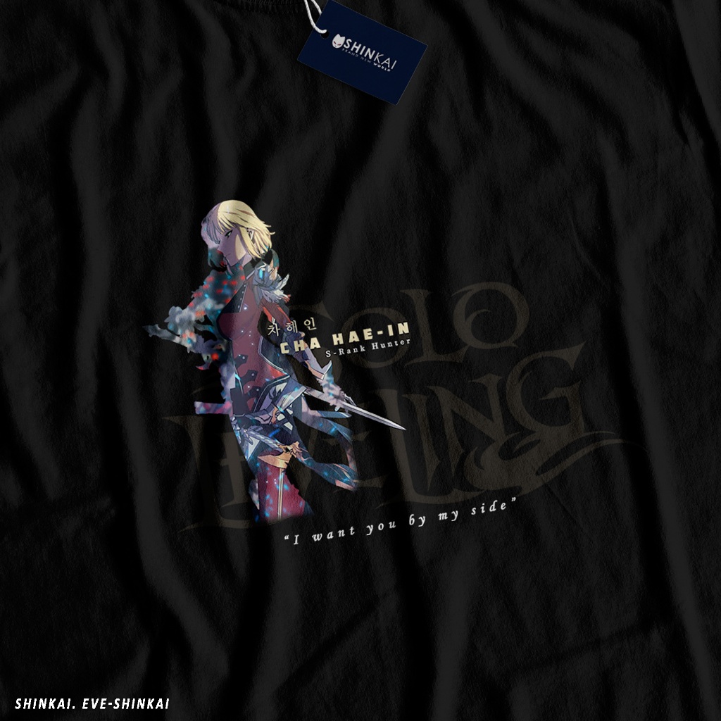 HITAM Solo Leveling Cha Hae In S-Rank Hunter Sung Jin Wo Wife Anime T ...