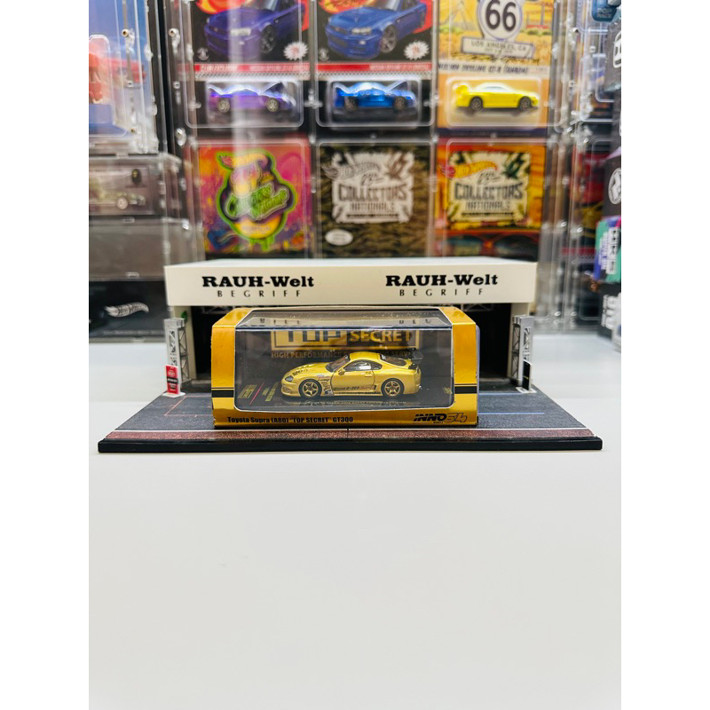 Inno64 Inno Toyota Supra (A80) Top Secret GT300 Gold Tokyo Auto Salon ...