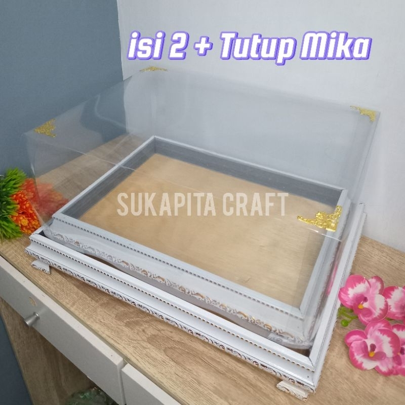 Fiber WEDDING DELIVERY BOX CONTAINS 2 DELIVERY BOXES WITH MIKA CLOSED ...