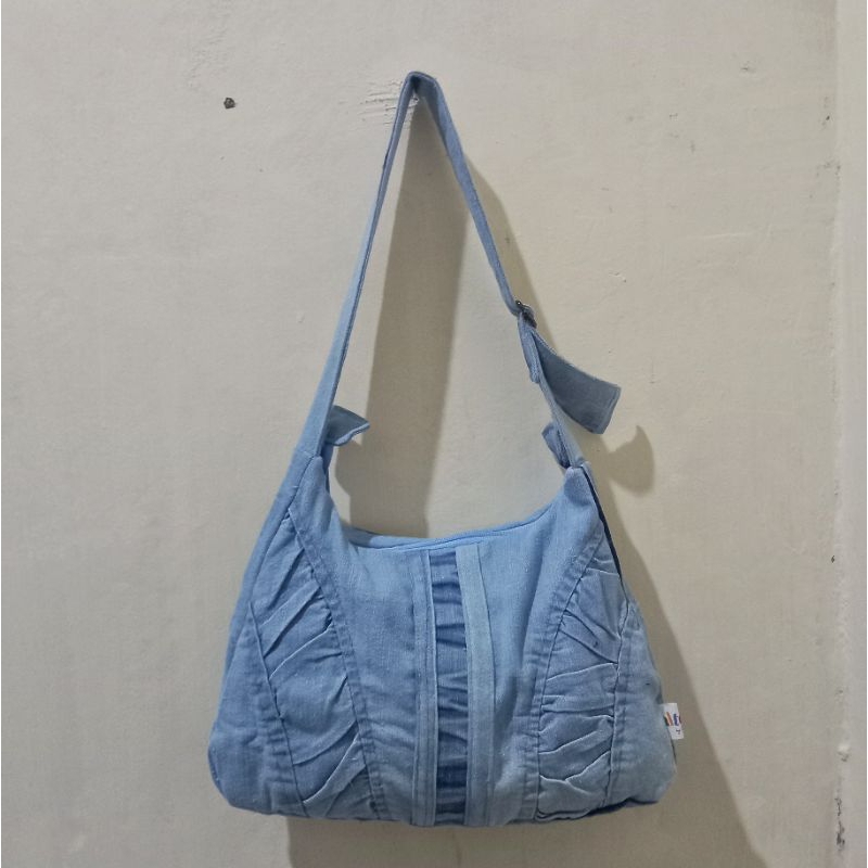 Light Blue Shoulder Bag | Shopee Singapore