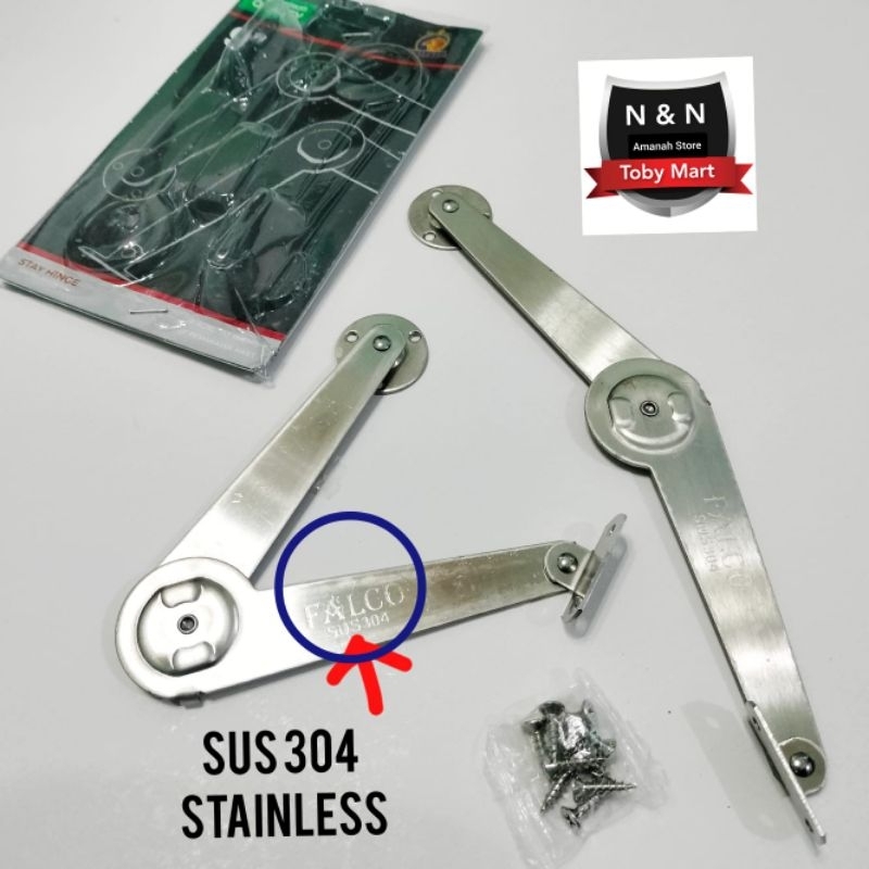 Sus 304 Stainless door hinge / Salon hinge window hinge 2 SEEDS 24cm ...