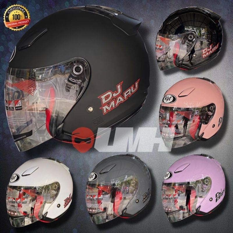 Kyt DJ maru solid helmet, original SNI DOT standard | Shopee Singapore