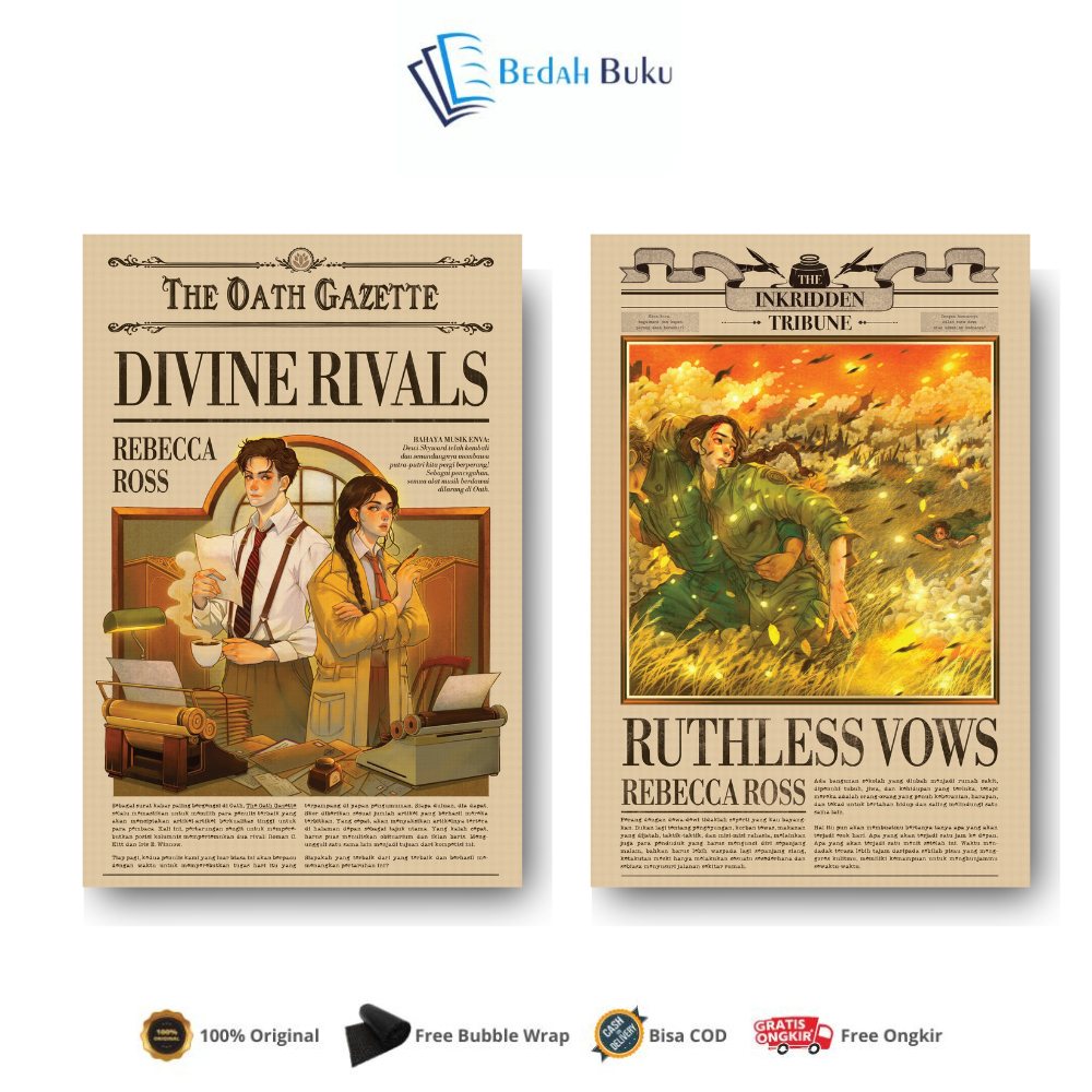 Rivals & Ruthless Vows Divine Novel by Rebecca Ross - Mizan | Shopee ...