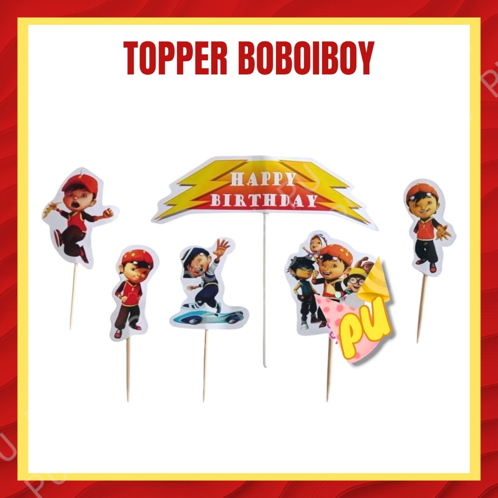Boboiboy Topper / Boboiboy Cake Topper | Shopee Singapore