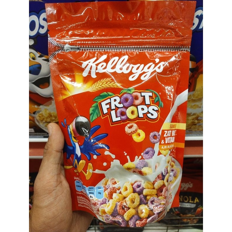 Kelloggs Froot Loops Cereal 55gr | Shopee Singapore