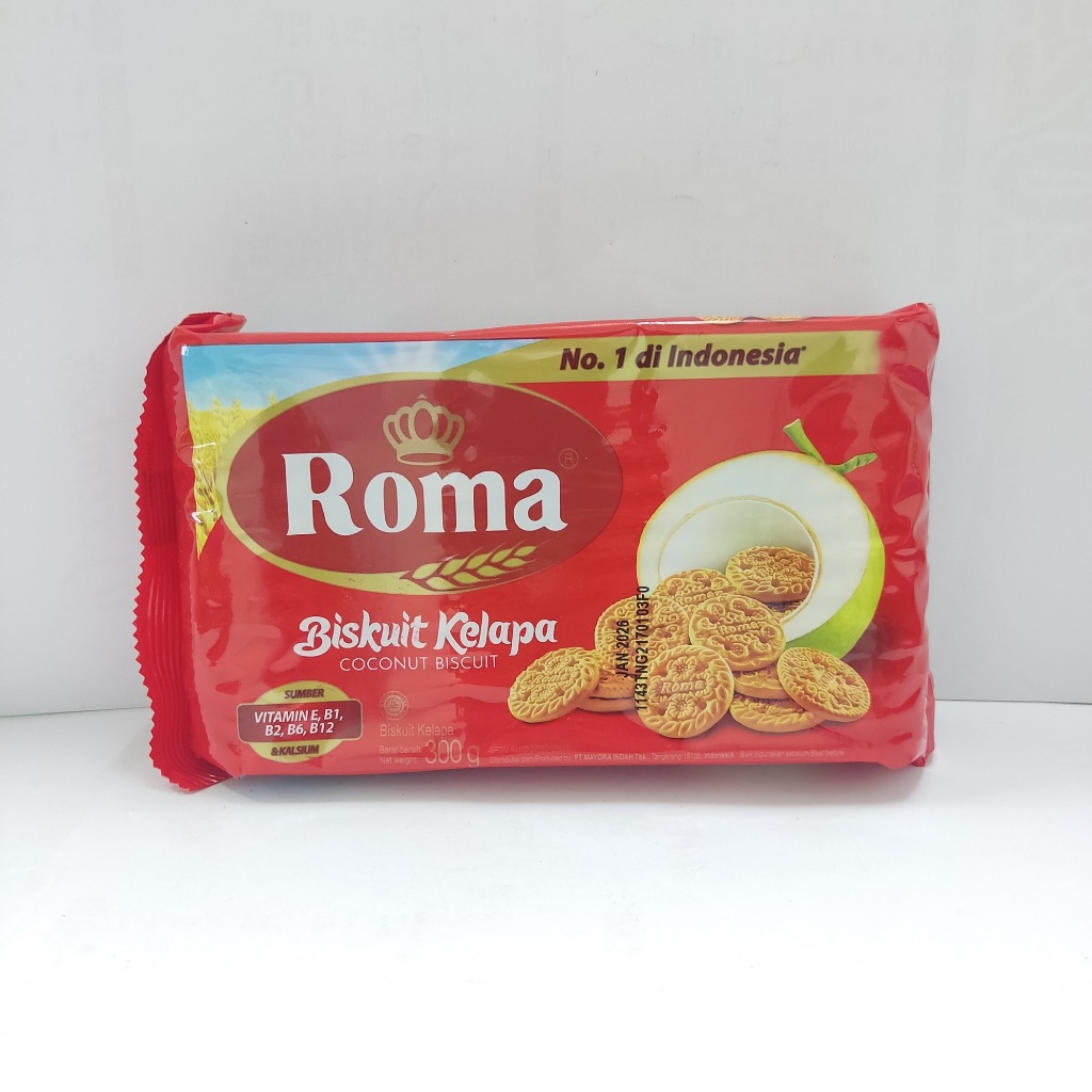 Roma COCONUT BISCUITS 300G | Shopee Singapore