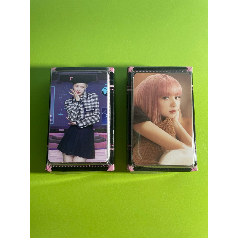 Official bptg set rose lisa blackpink (unsealed full set) | Shopee ...