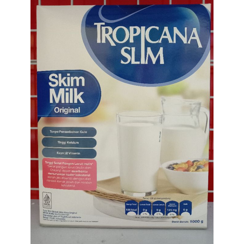 Tropicana Slim skim milk 1000gr | Shopee Singapore
