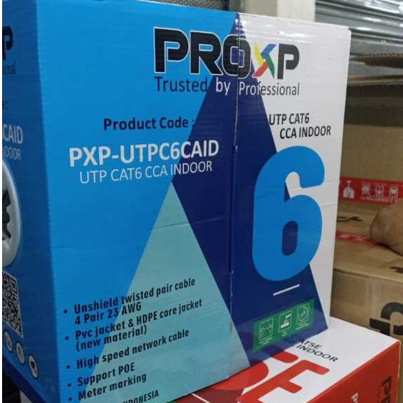 Proxp UTP FiberHome CAT 6 23AWG CCA INDOOR LAN Cable | Shopee Singapore