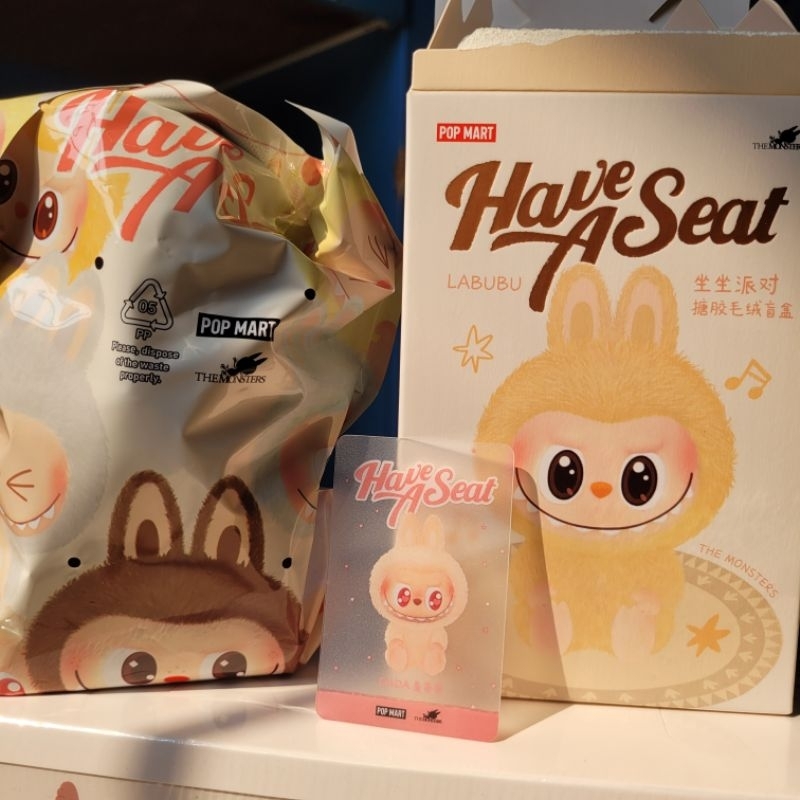 Popmart LABUBU HAVE A SEAT "DADA" 100% ORIGINAL POPMART | Shopee Singapore