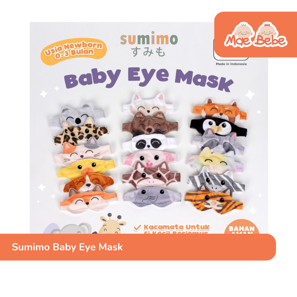 MATA Sumimo Baby Eye Mask Animal Baby Eye Cover | Shopee Singapore
