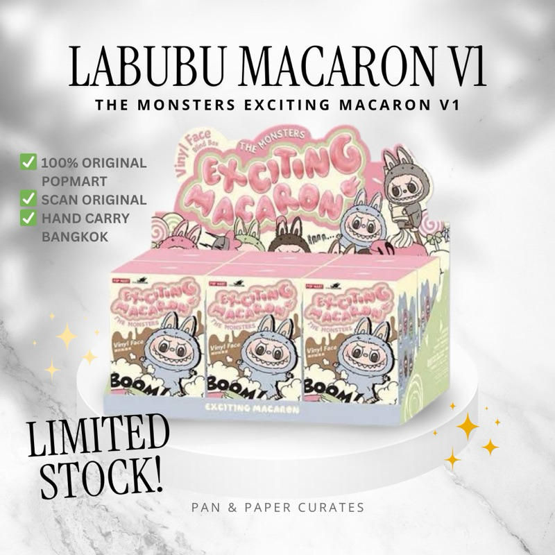 Labubu MACARON V1 READY TO SEND | Original POPMART | Pumpkin | Sell ...