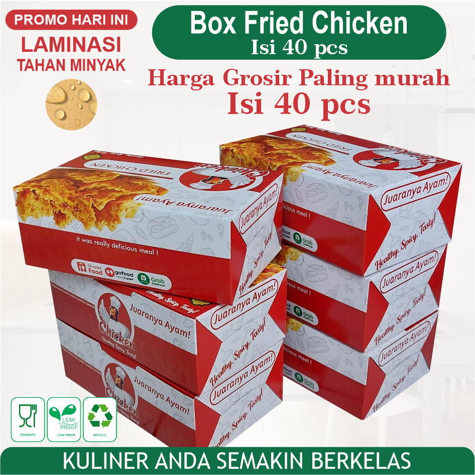 Kfc Fried Chicken Box (40 boxes) / Fried Chicken Box / Fried Chicken ...