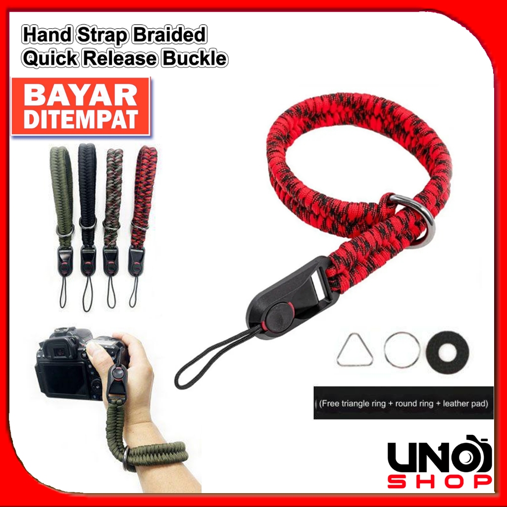 Hand Wrist Strap Camera Braided with Quick Release Buckle Hand Camera ...