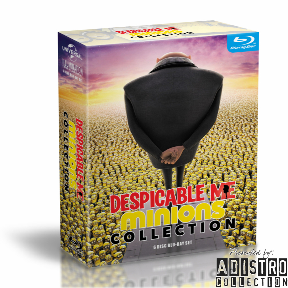 Despicable ME MINIONS Blu-Ray Film BOX SET COMPLETE Edition | Shopee ...