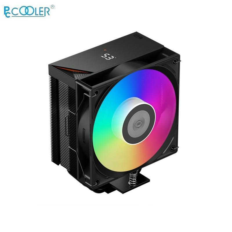 PCCOOLER RT400 Digital ARGB 12cm 4-Heatpipe Tower Air Cooler with Smart ...