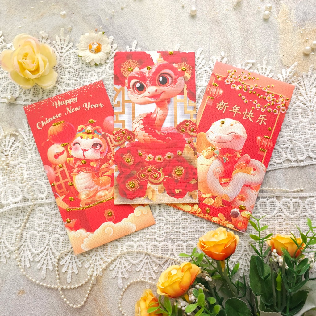 Angpao CHINESE NEW YEAR IMLEK SINCIA SNAKE SNAKE SNAKE 2025 Hongpao ...