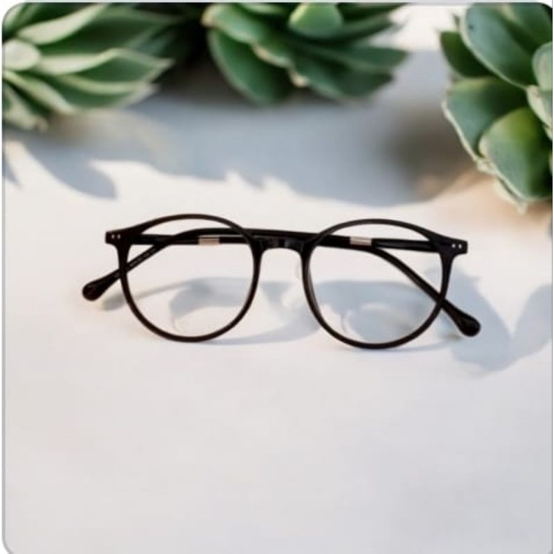 Minus photochromic round plastic eyeglass frames for men and women, you ...
