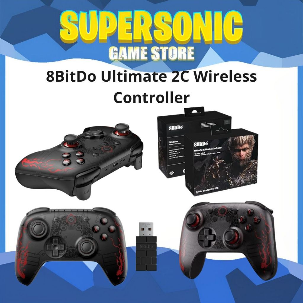 8BitDo Ultimate 2C Wireless Controller Black Myth Wukong Official ...