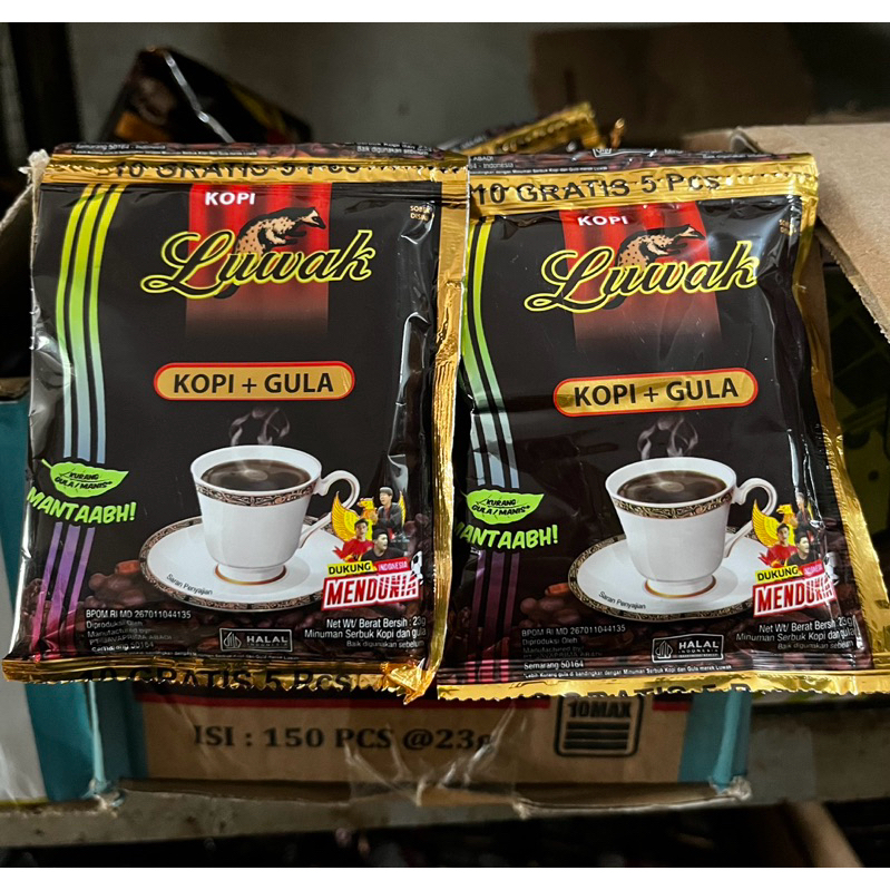 HITAM Luwak Coffee + Sugar (Black Coffee + Sugar) Buy 10 Get 5 Free ...