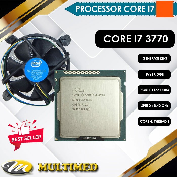 Intel Core i7 Processor 3770 Socket LGA 1155 / IvyBridge | Shopee Singapore