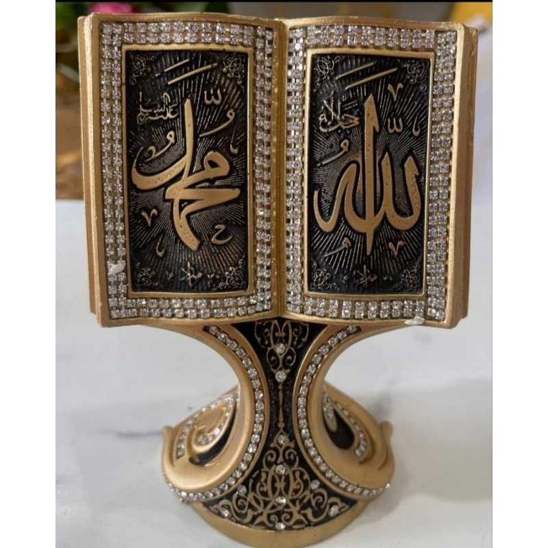 Table displays/Al Quran shaped table decorations, Mecca madinah Umrah ...