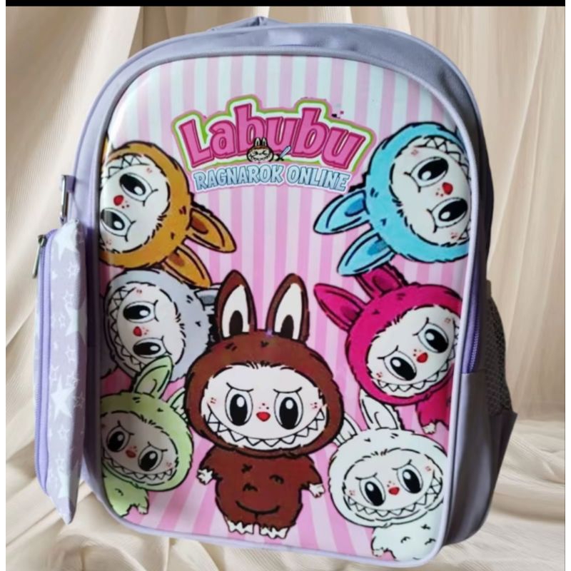 Cinta_official - labubu R Children's school backpack with labubu doll ...