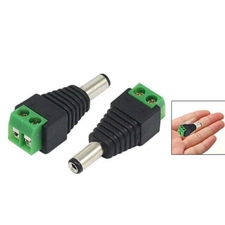 CCTV camera connector jack dc male female/ jack plug connector for CCTV ...